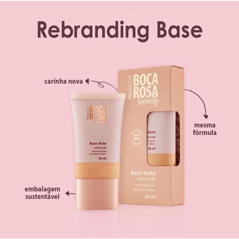 Base Matte Boca Rosa (escolha Sua Cor) | Shopee Brasil