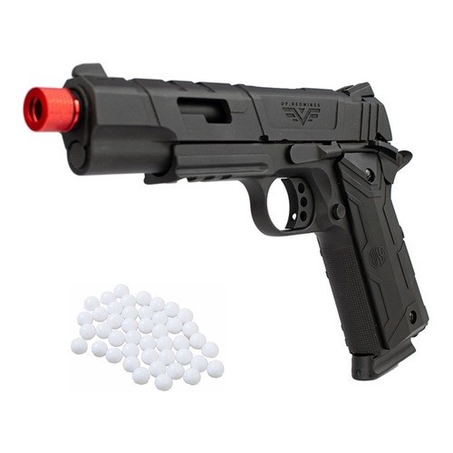 Pistola Airsoft Gbb Green Gas Rossi 1911 Redwings Series 6mm | Shopee ...