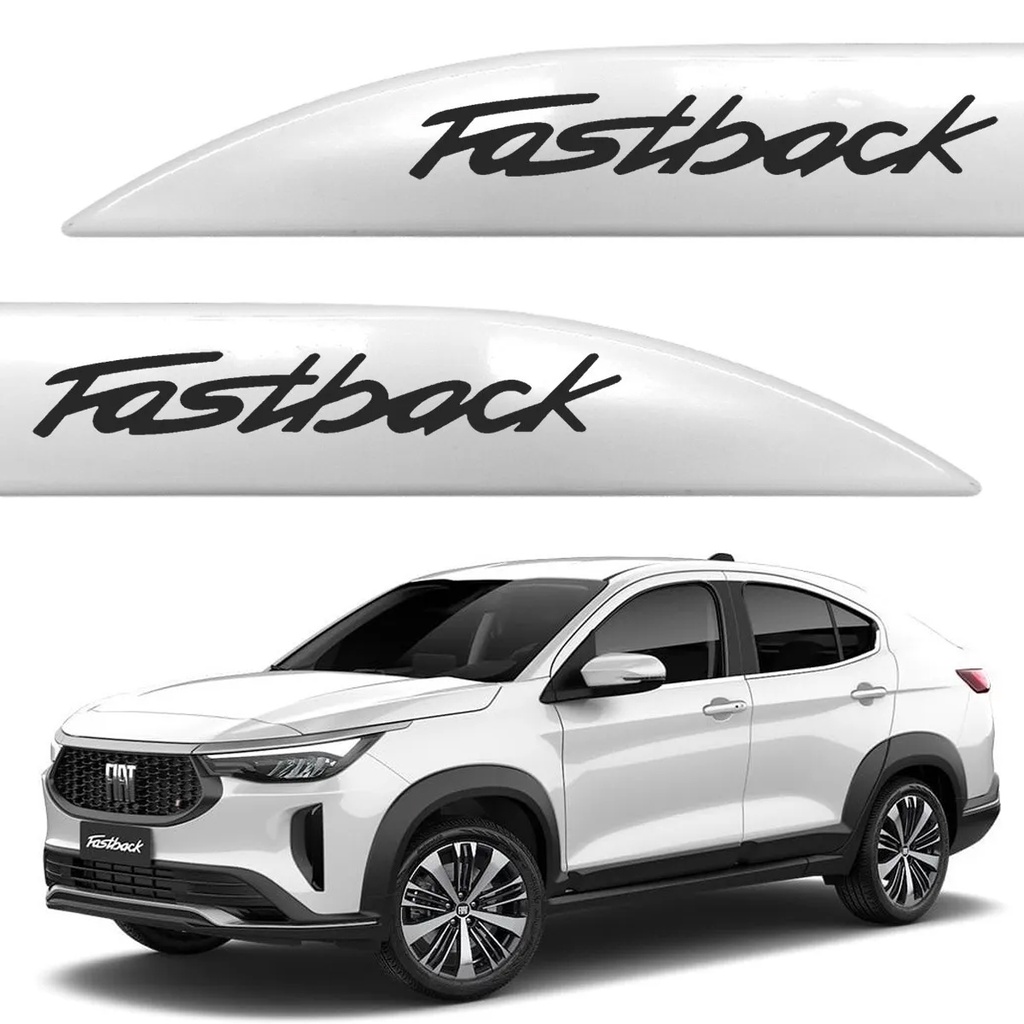 Jogo Friso Lateral Fiat Fastback 2022 2022 Branco Banchisa | Shopee Brasil