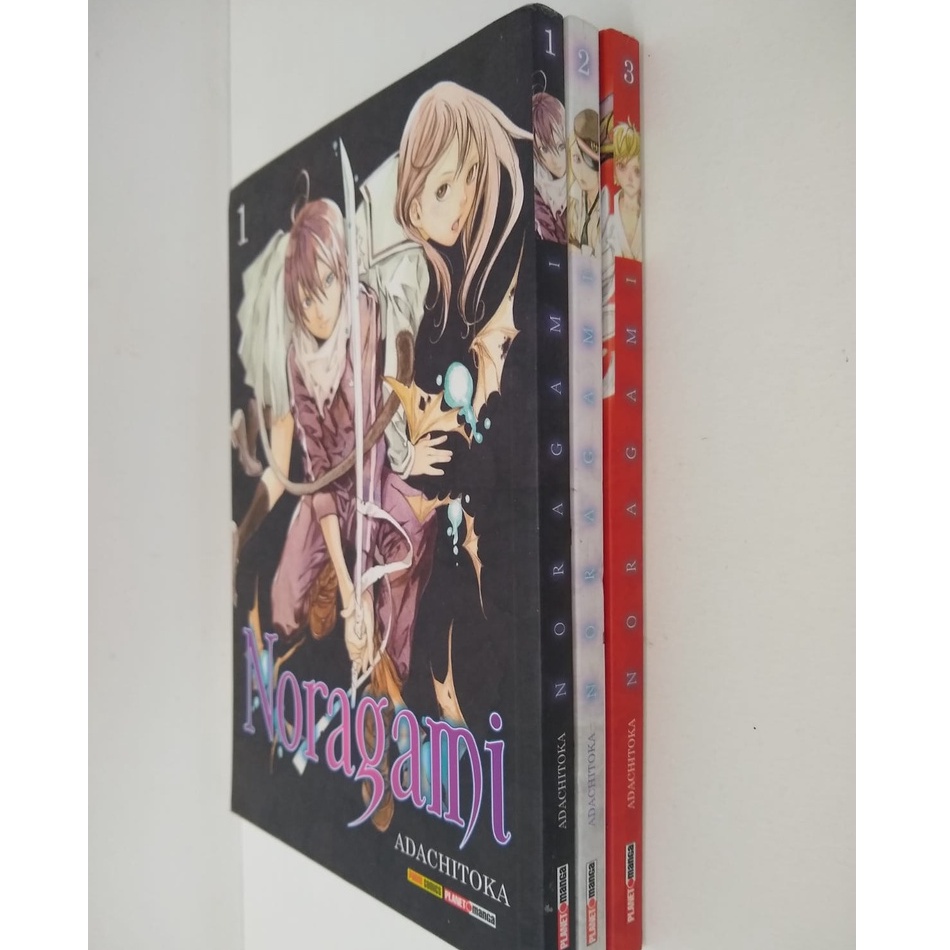 NORAGAMI 1 A 3 - LOTE - ADACHITOKA - PANINI MANGÁ 1 2 3 - COMBO COM 3 ...