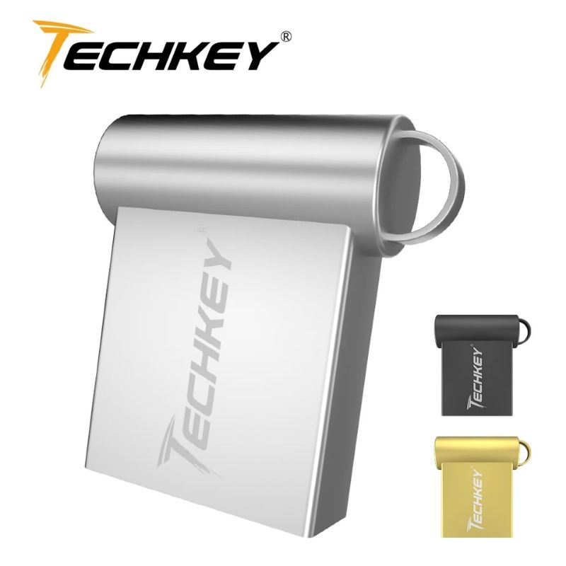 Mini Pen Drive 64gb Techkey | Shopee Brasil