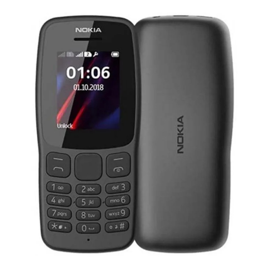 Celular Nokia 106 (2018) 4 MB cinza-escuro 4 MB RAM - Bateria Longa ...