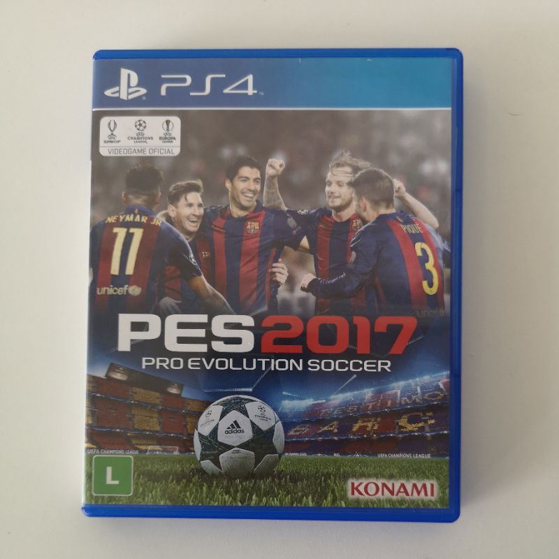 PES 2017 - Pro Evolution Soccer Mídia Física PS4 Original | Shopee Brasil