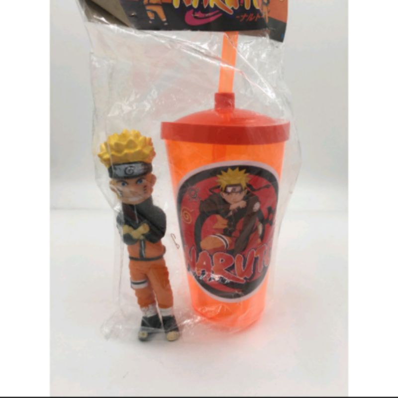 Kit Boneco Sonic free fire , kit Naruto copo acrílico com canudo e ...