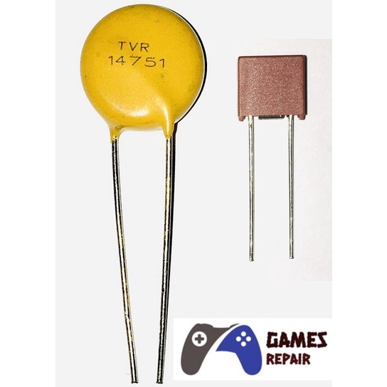Reparo Fonte XBOX 360S Varistor TVR14751 + Fusível T 6.3A 250V ...