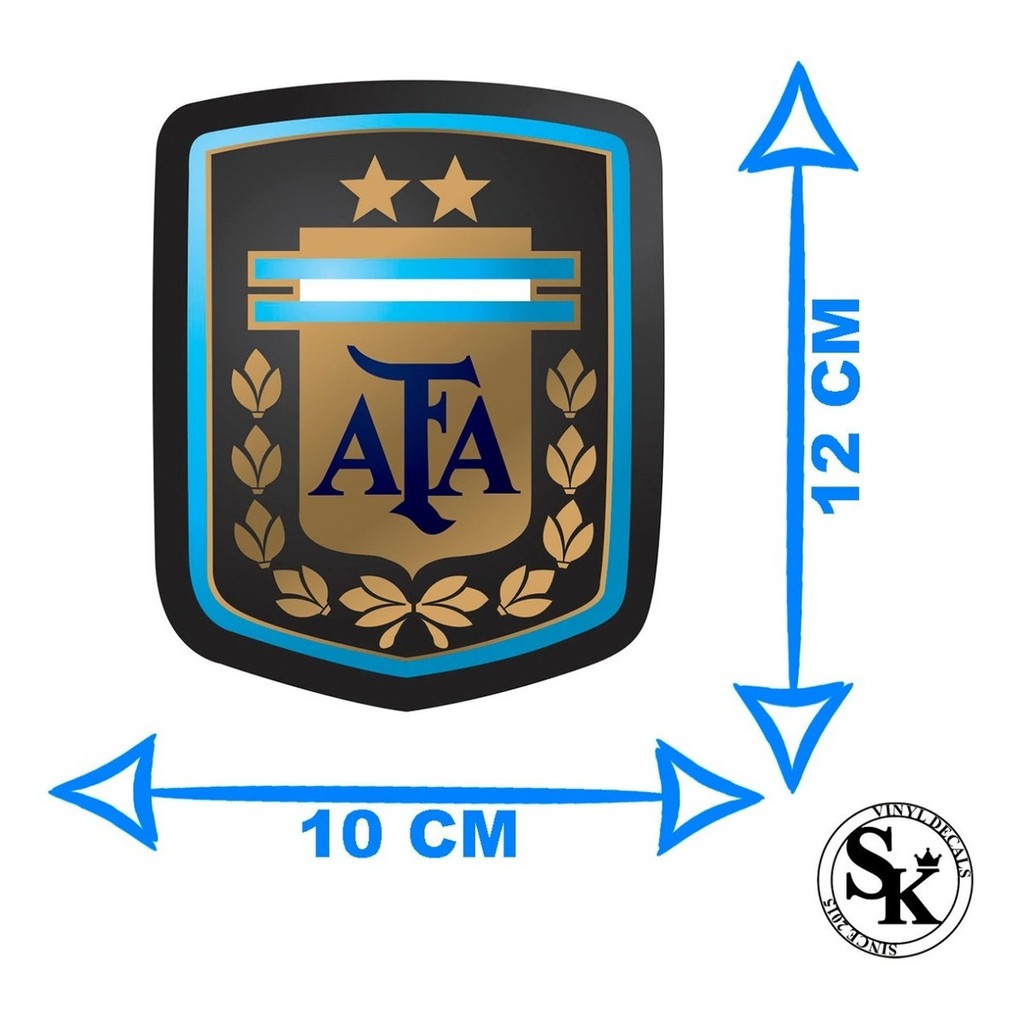 Adesivo Logo Asociación De Fútbol Argentina As1 ótima qualidade ...