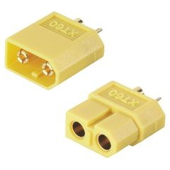 Par Conector PLug Xt60 (macho X Femea) para Bateria Lipo Rc Drone Aeromodelo elétrico | Shopee ...