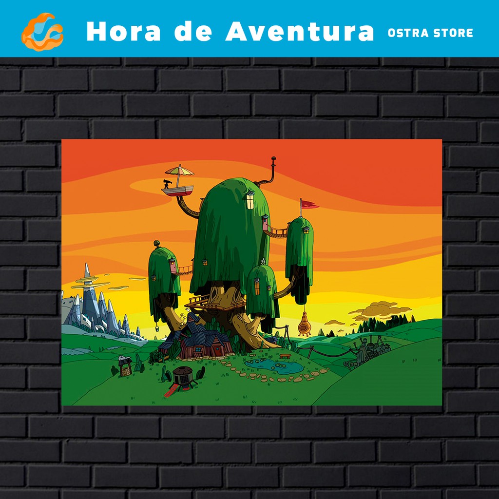 Hora De Aventura 01 a 15 - Desenho - Placa MDF & Quadro com Moldura ...