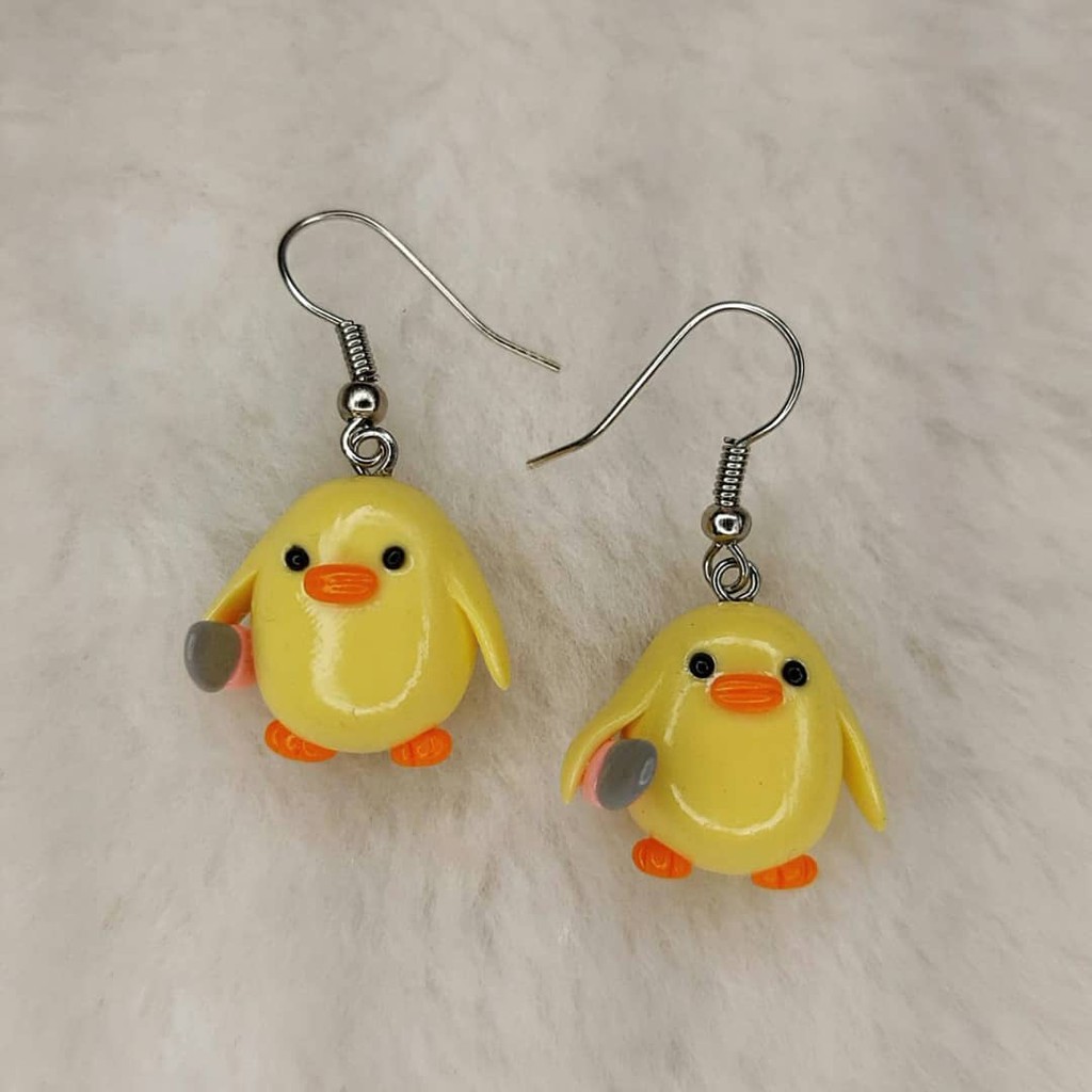 Brincos Pintinho com Faca Meme | Shopee Brasil