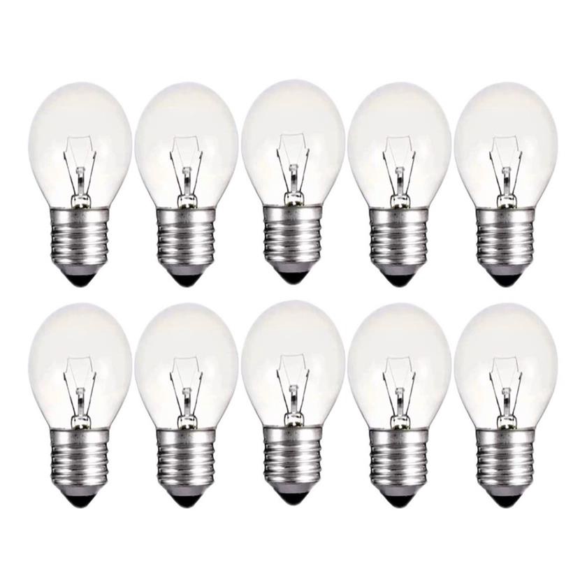 10 Lampadas Bolinha 7w X 127v Clara Mini Bulbo Transparente | Shopee Brasil