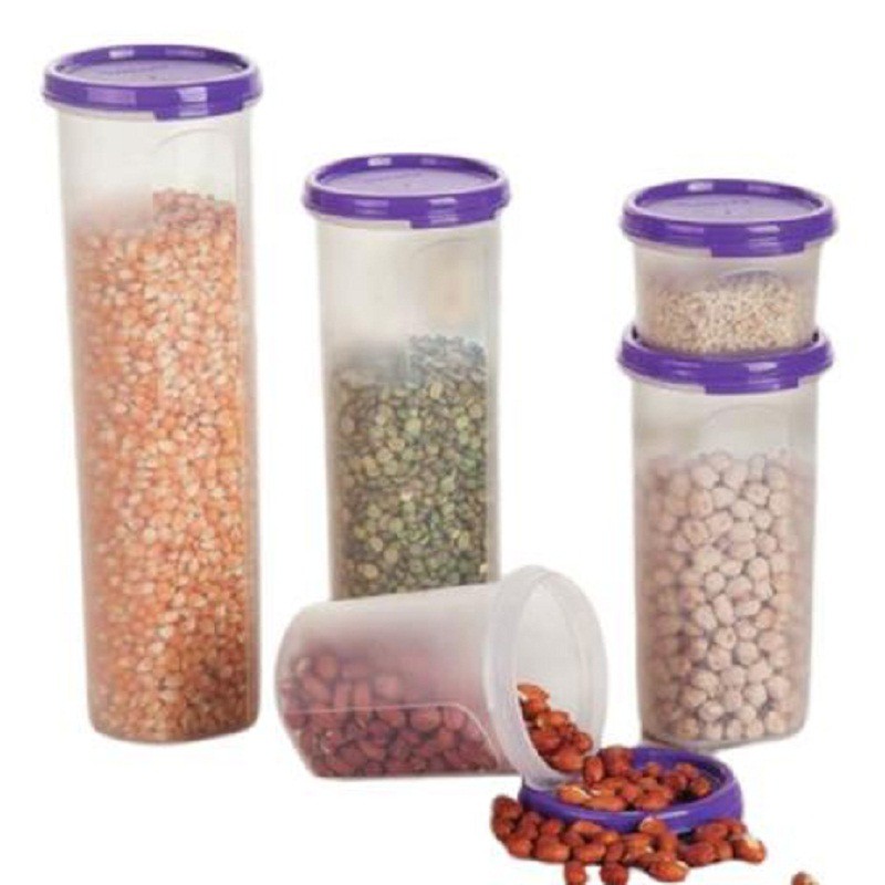 Kit Modular Redondo Tupperware 5 Peças | Shopee Brasil