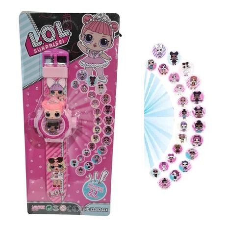 Relógio LOL Surprise Digital Infantil Com Projetor Holográfico ...