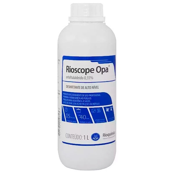 Rioscope Opa Desinfetante 05 Minutos 1000ML Rioquímica | Shopee Brasil