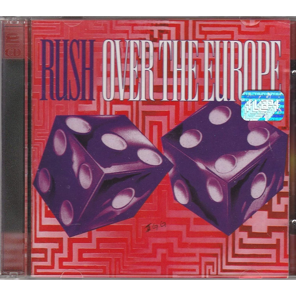 Rush - Cd Over The Europe - Live - 1992 - Bootleg - Duplo Importado ...