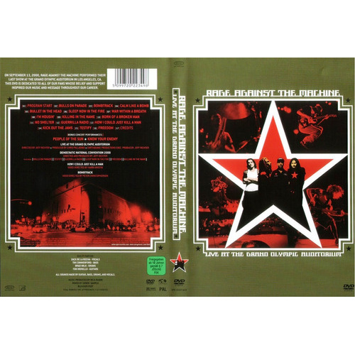 Rage Against The Machine-live At The Grand Olympic Auditoriu | Shopee ...