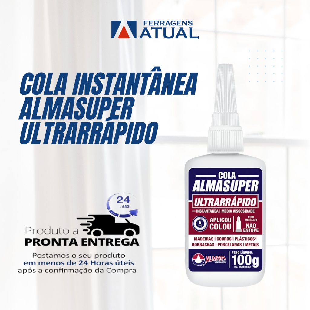 Cola Instantânea Alma Super 100 g | Shopee Brasil