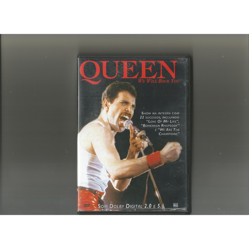DVD * - Queen - We Will Rock You * USADO | Shopee Brasil