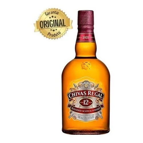 Whisky Chivas Regal 12 Anos - 750 ml | Shopee Brasil