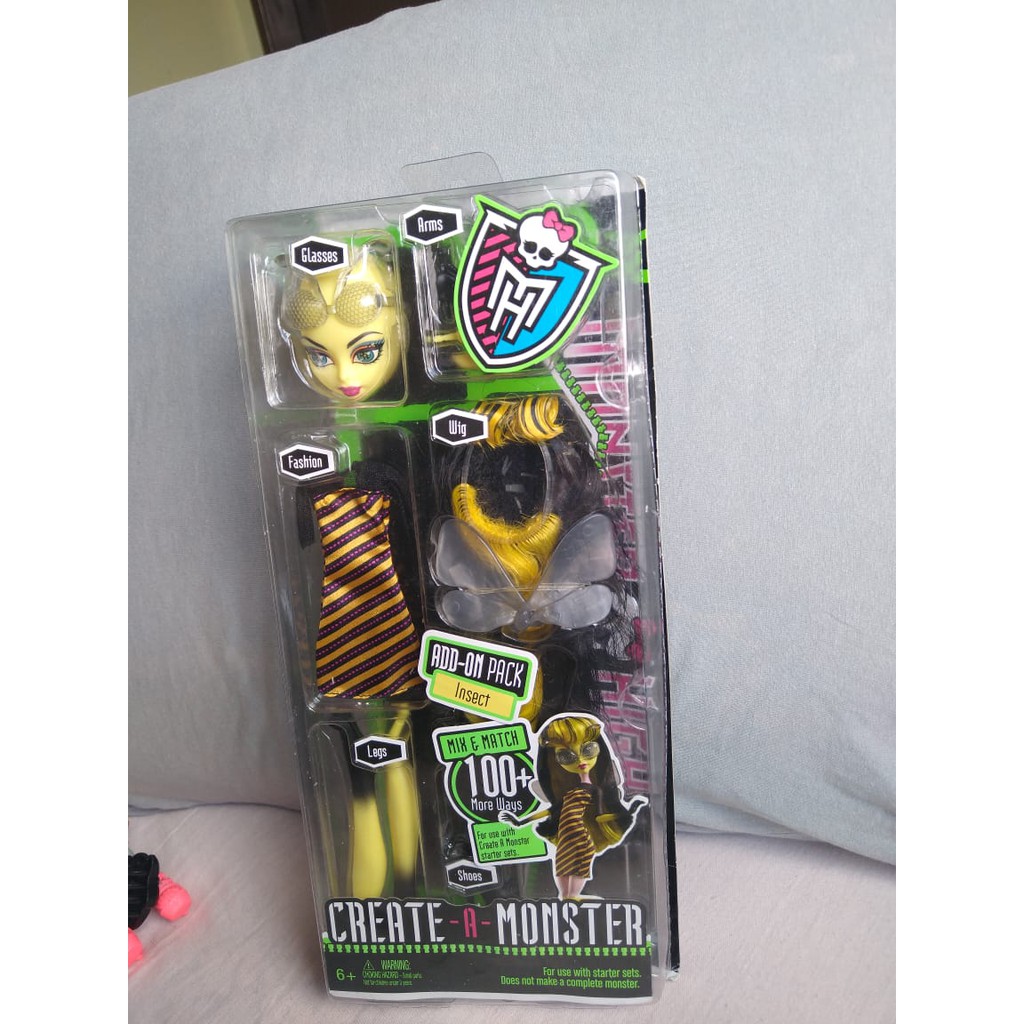 boneca Monster high Create a monster bee | Shopee Brasil