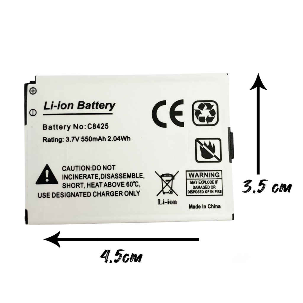 Bateria C8425 para sem fio Intelbras | Shopee Brasil