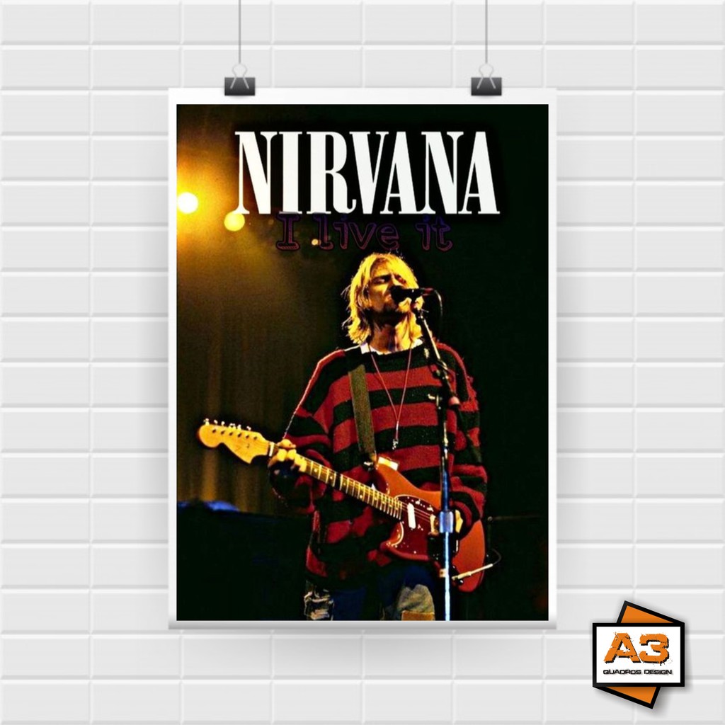 Poster Cartaz Nirvana Banda de Rock A4 | Shopee Brasil Poster Cartaz Nirvana Banda de Rock A4 | Shopee Brasil