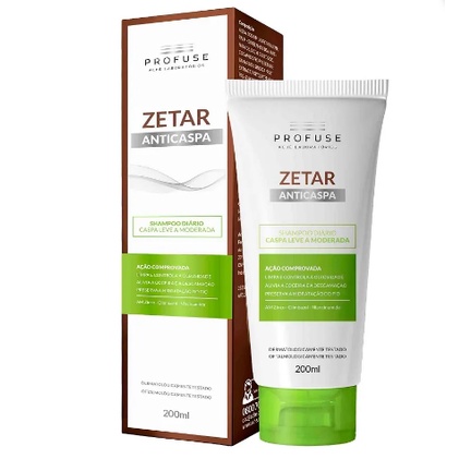 Profuse Zetar Shampoo Anticaspa 200ml | Shopee Brasil
