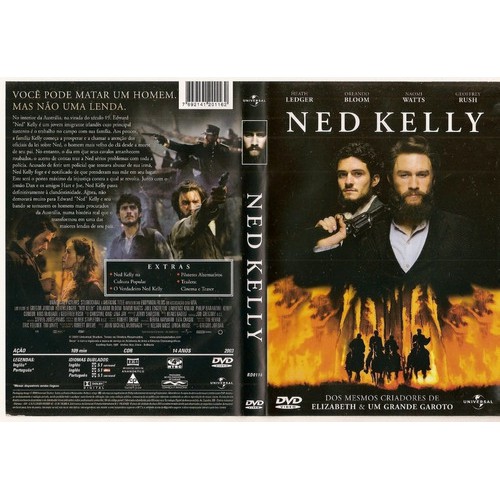 NED KELLY DVD ORIGINAL HEATH LEDGER DUBLADO | Shopee Brasil