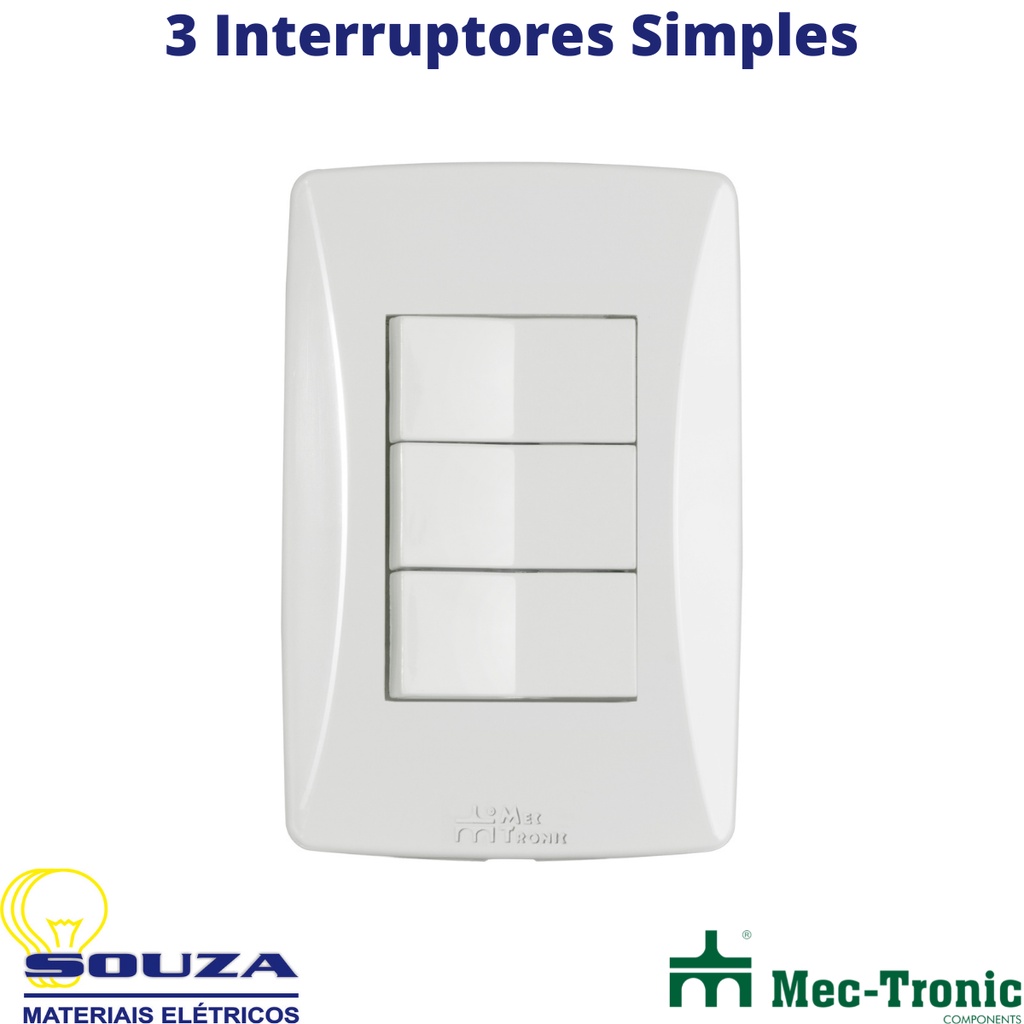 Tomada 10A e 20A - Interruptor Simples e Paralelo - Mec-Tronic ... Tomada 10A e 20A - Interruptor Simples e Paralelo - Mec-Tronic ...