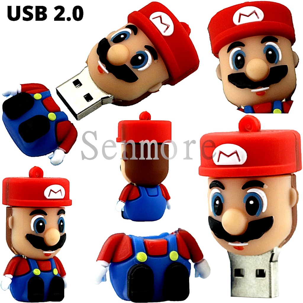 Pendrive Cartoon Super Mario 1GB 8GB 16GB 32GB 64GB 128GB Flash Drive ...