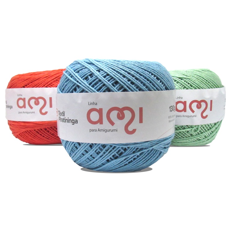 LINHA AMI 100% ALGODÃO MERCERIZADO 130g 250m 8/7 - CROCHET PARA ...
