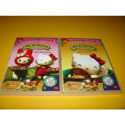 Dvd Desenho Hello Kitty Vila Da Floresta Festa Mc Donalds | Shopee Brasil