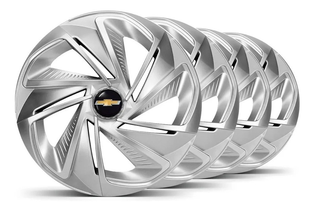 Jogo Calota Aro 13 Esportiva Compatível Celta Onix Prisma Corsa Classic ...