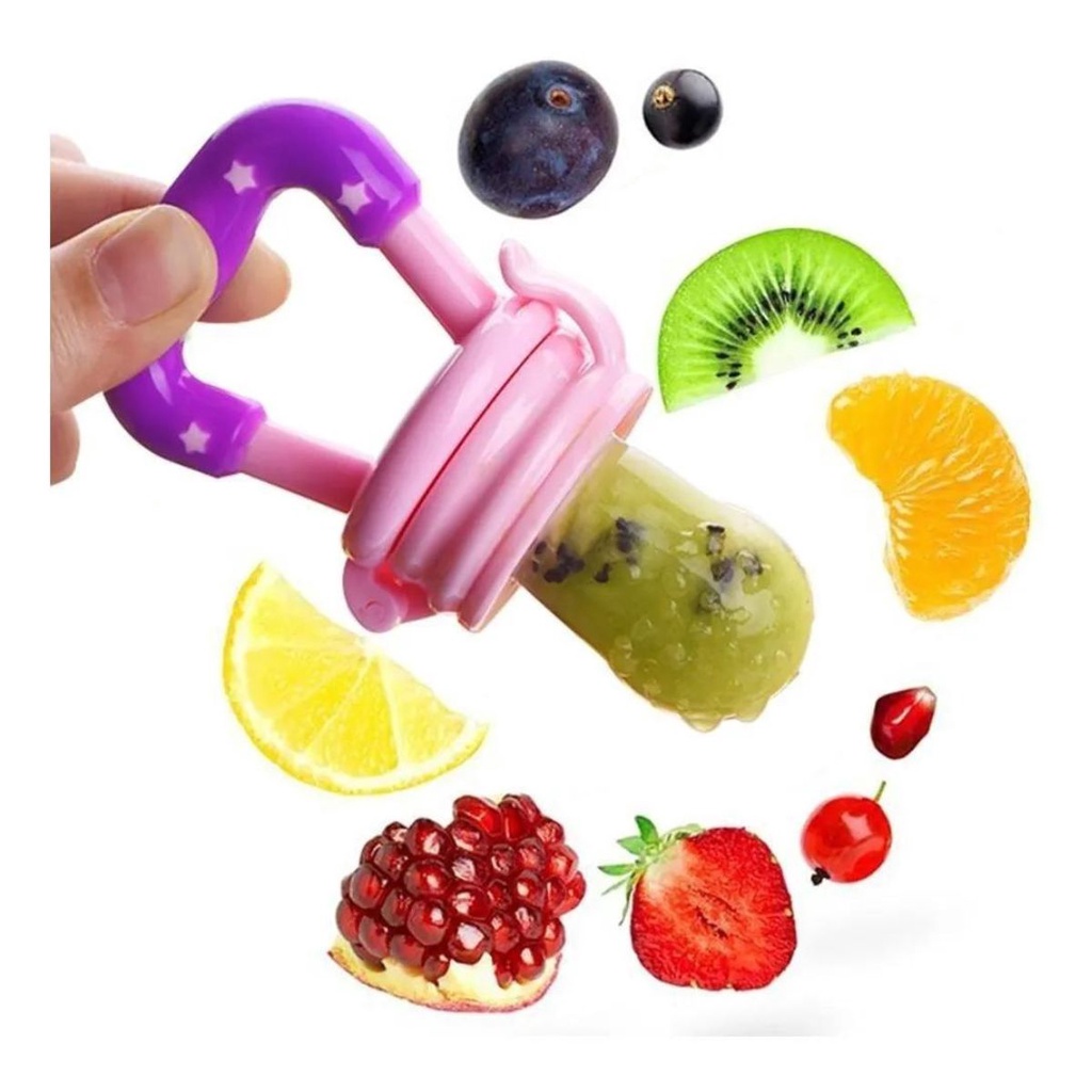 Chupeta Infantil Para Frutas Chupeta Alimentadora Anti Engasgamento ...