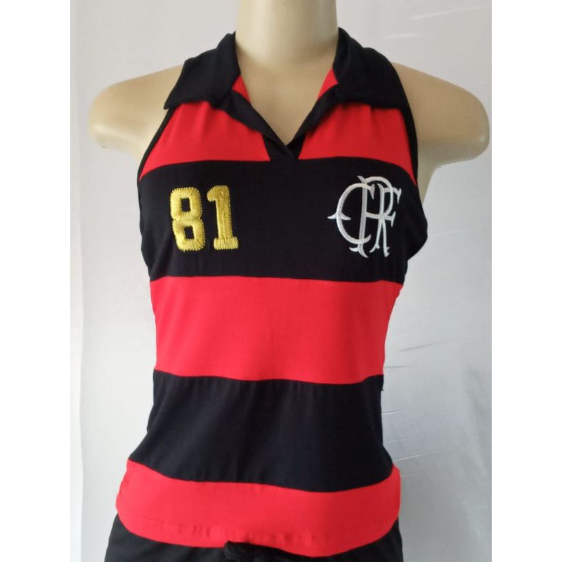 Regata Flamengo Blusa Feminina Camisa Retrô new2 - Desconto no Preço