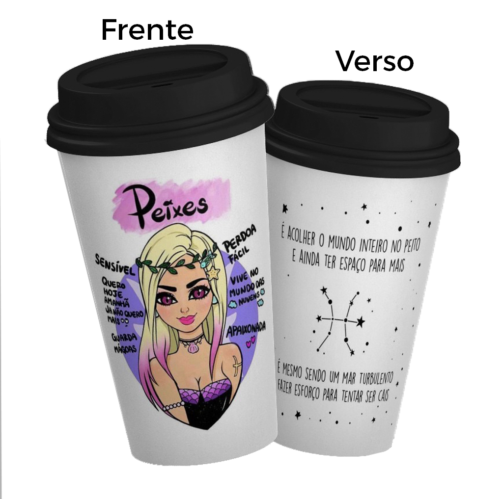 Copo Bucks Signos Peixes | Shopee Brasil