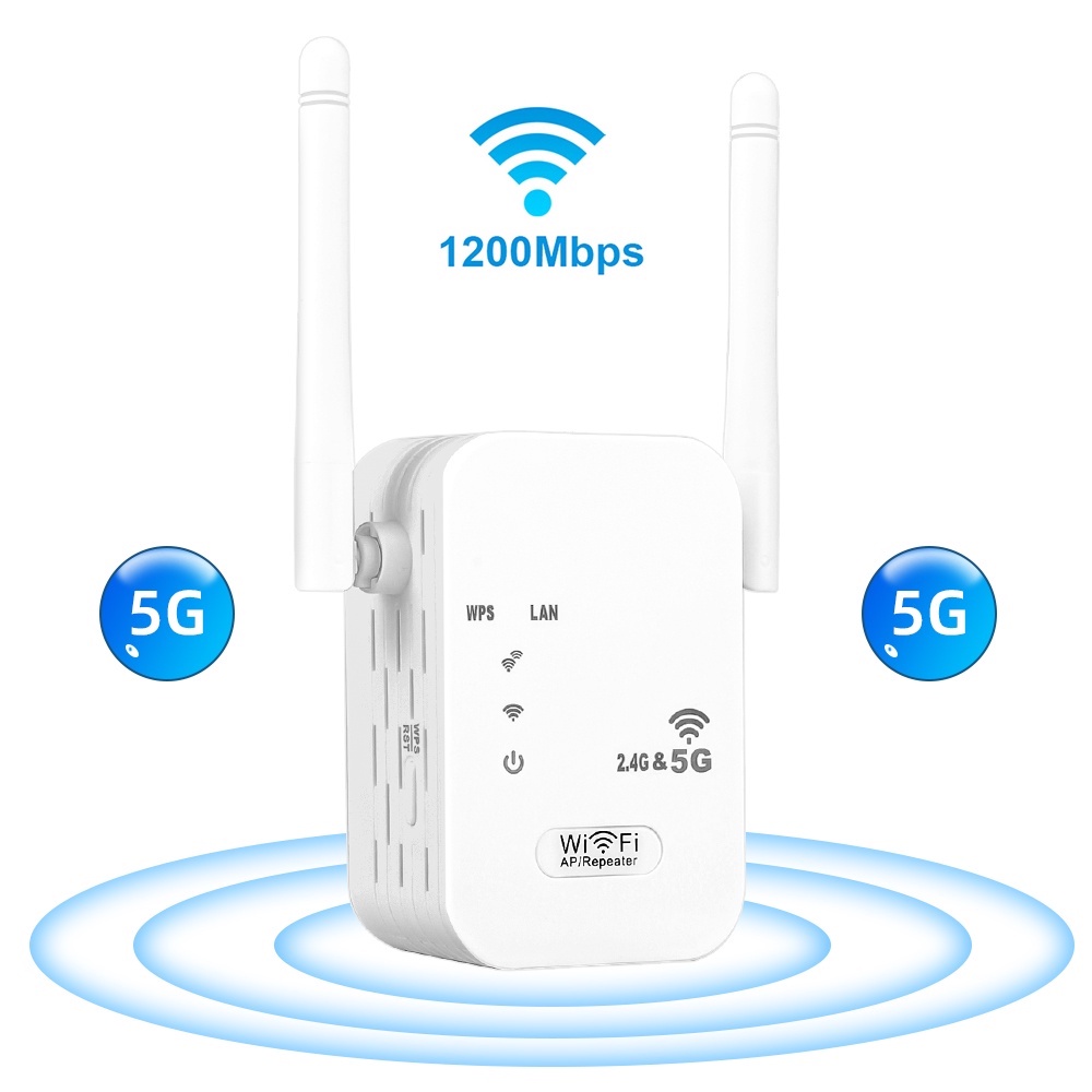 5Ghz Repetidor Wifi 1200mbps Roteador Wifi Booster Wifi Extensor de ...