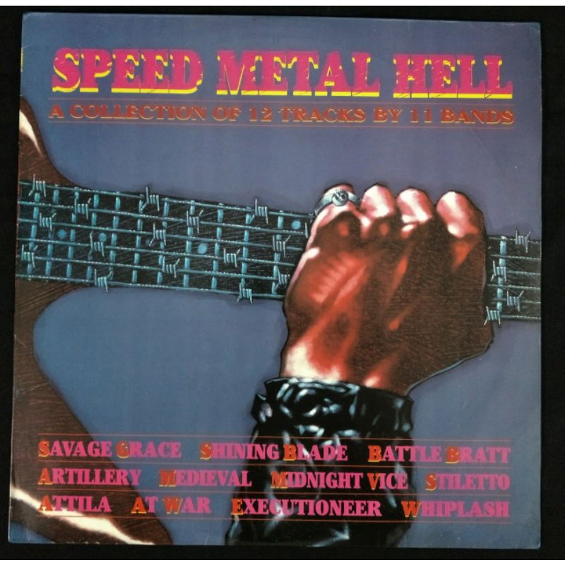LP Speed Metal Hell Vol 1 1987 Rock Brigade Records Coletânea Heavy ...