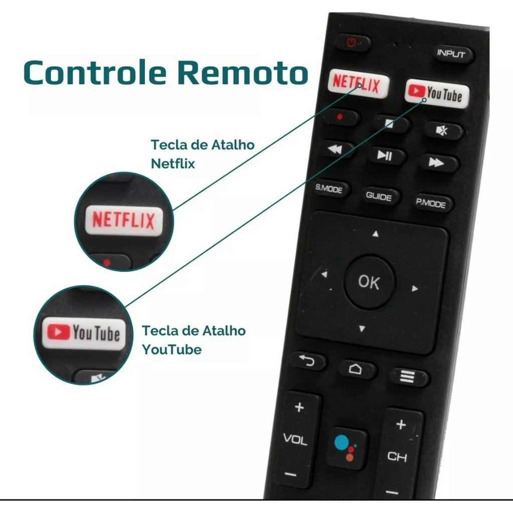 Controle JVC Smart Tv 4k. | Shopee Brasil