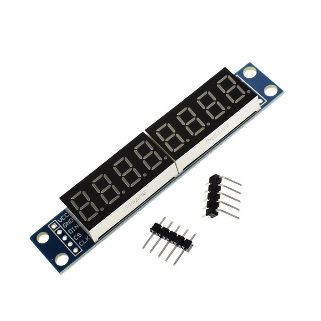 Módulo Display 8 Dígitos de 7 Segmentos MAX7219 | Shopee Brasil