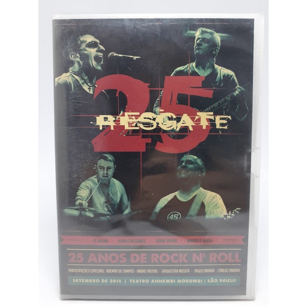 Dvd Resgate 25, 25 Anos De Rock N' Roll - Original | Shopee Brasil