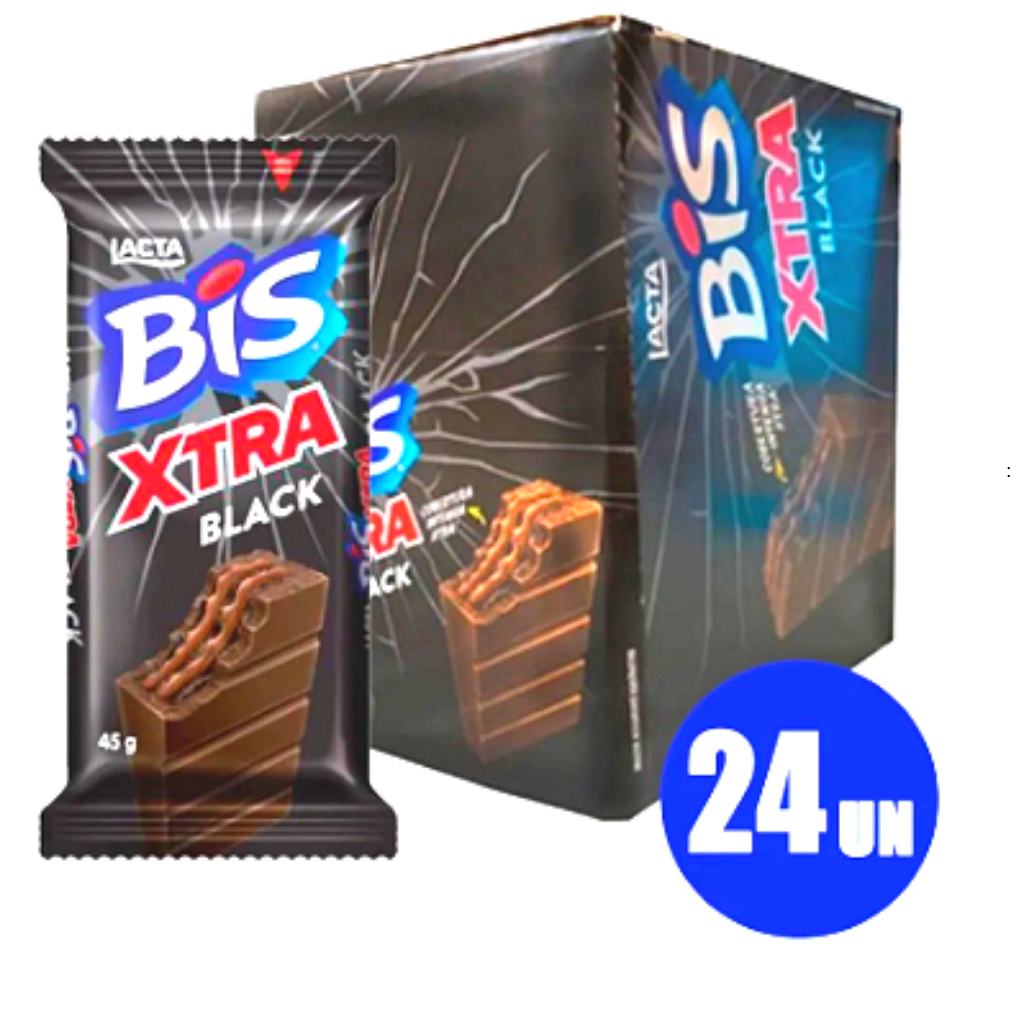 Caixa de Chocolate Bis Xtra Wafer Recheado C/24un - Escolha o Sabor ...