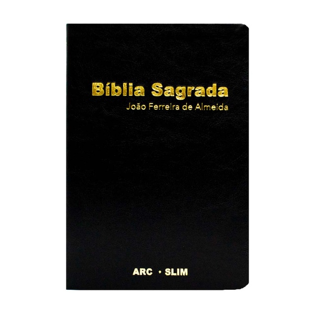Bíblia ARC Slim Capa Preta | Shopee Brasil