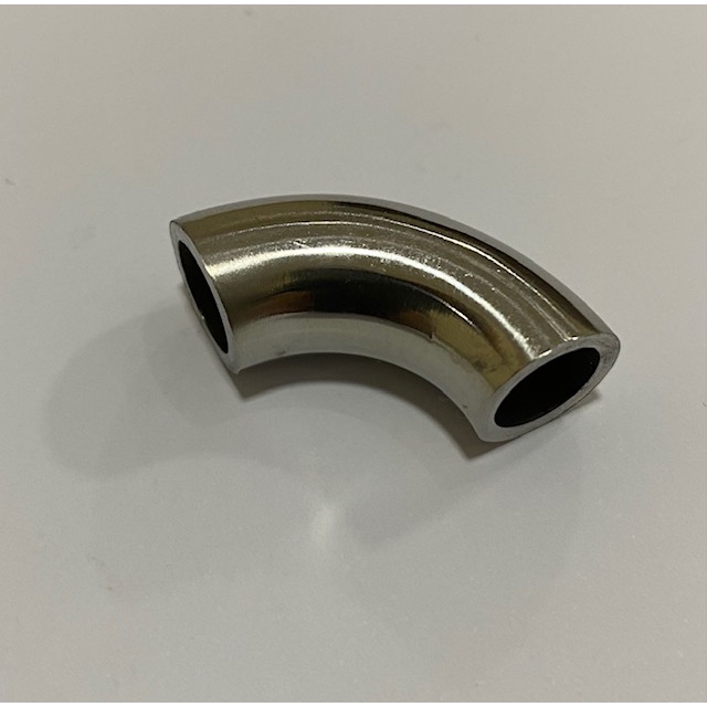 Curva 90 Graus inox 304 1/2” Polegada (12,70 mm) polida externa. | Shopee Brasil