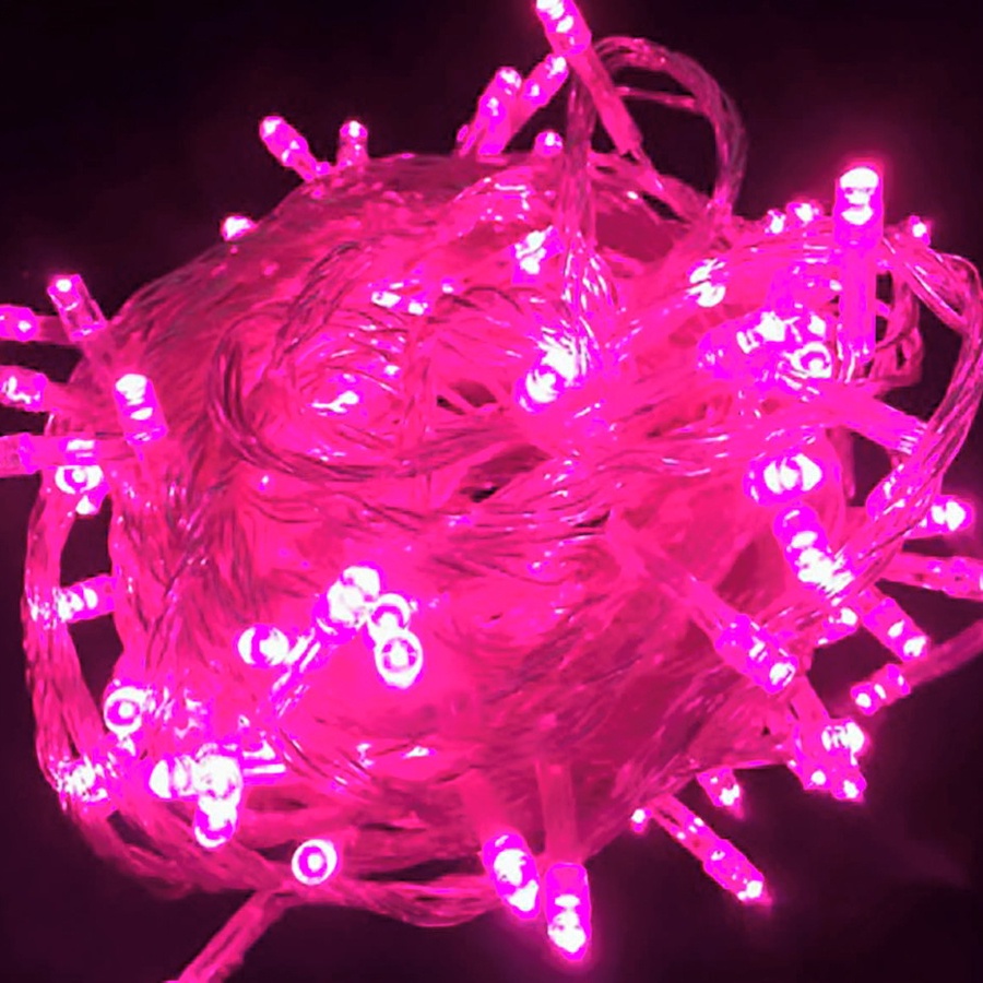 Pisca pisca de led - Com 100 leds 8 Funções | Shopee Brasil