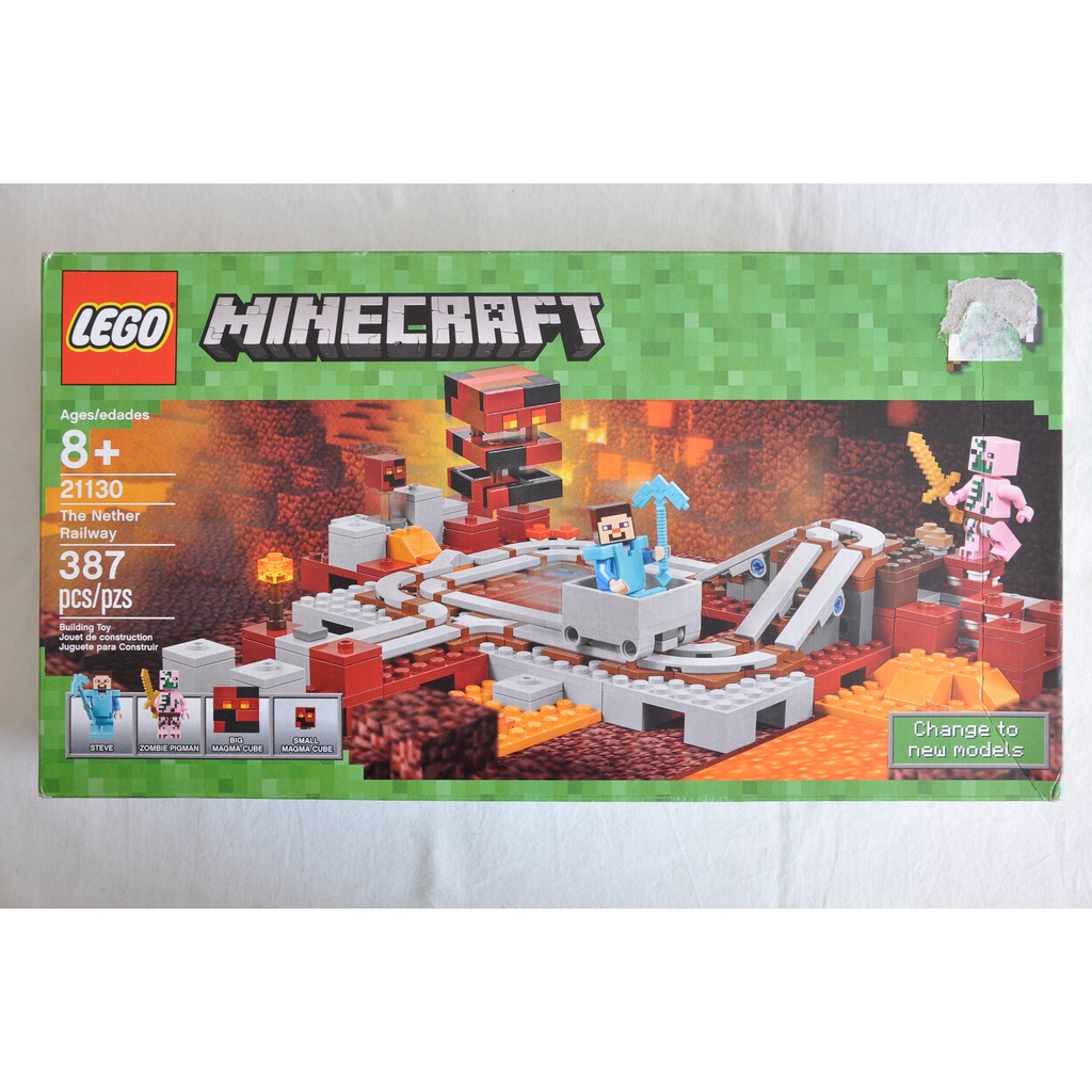 Lego Minecraft 21130 Lacrado | Shopee Brasil