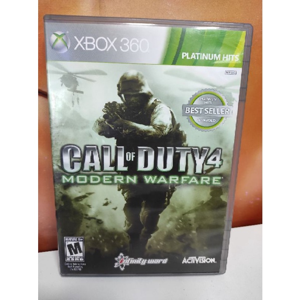 Call of duty 4 modern warfare Xbox 360 original em mídia física ...