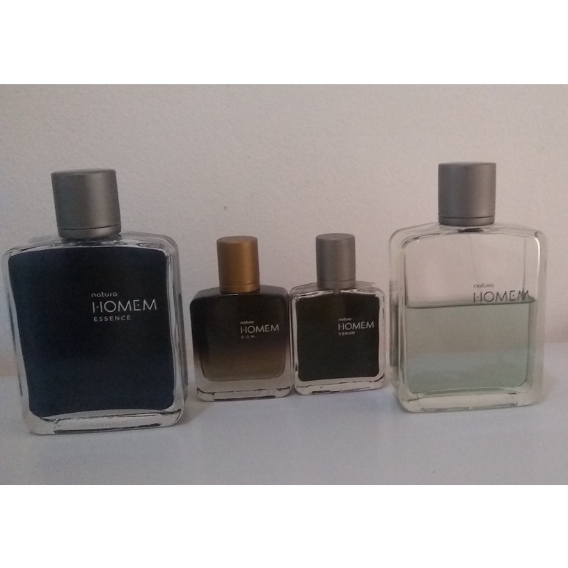 Perfume Natura Homem; Essence; Especiarias; Verum e Dom - decantes ...