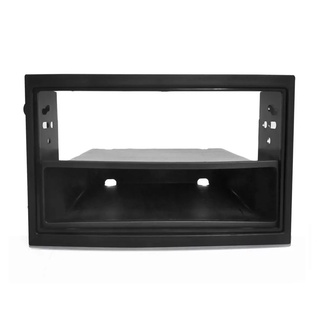 Moldura Painel 1 Din Cd Radio Usb Fiesta Hatch Sedan 2002 a 2014 moldura e porta objetos 2 em 1 ...