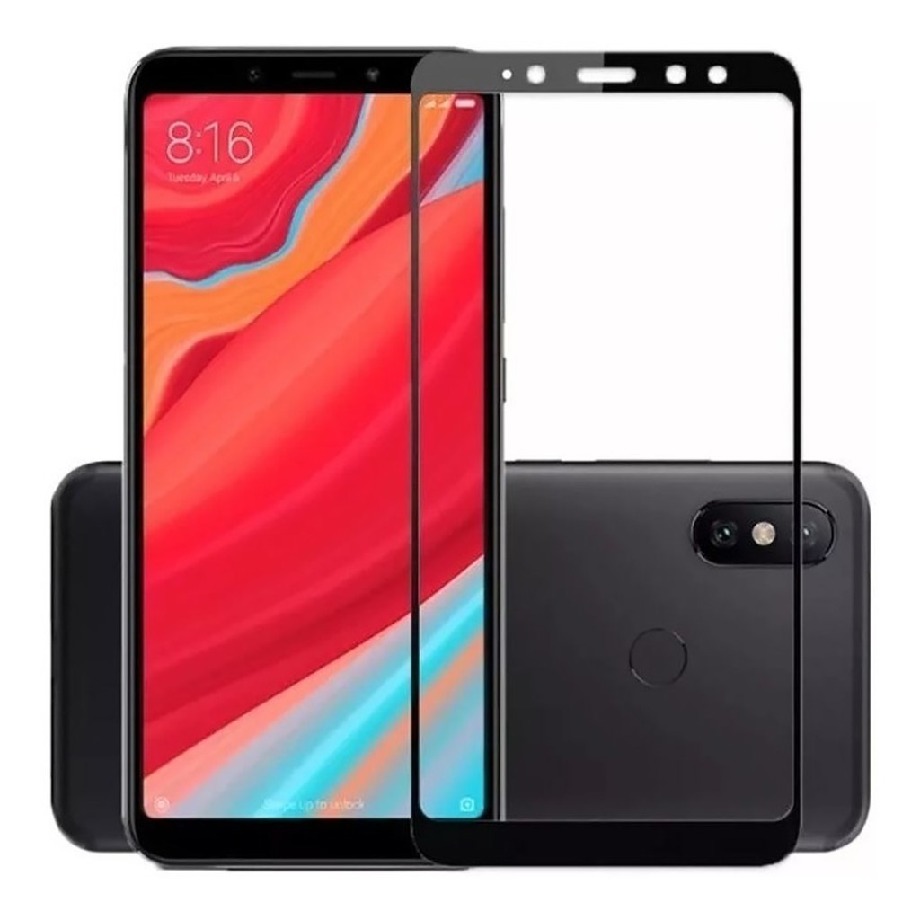 Película Tela Toda Mi S2 Vidro 3D Película Frontal Xiaomi Full Cover ...