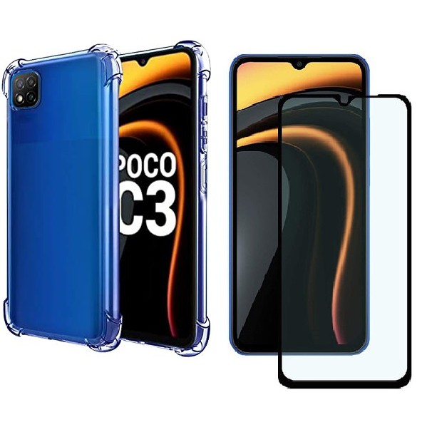 Kit Capa Quinas Anti Impacto Pellicula Vidro 3d 9d Compativel Xiaomi